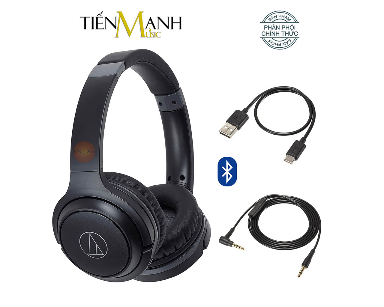 Audio Technica ATH-S220 BT Wireless Bluetooth Tai Nghe Kiểm Âm