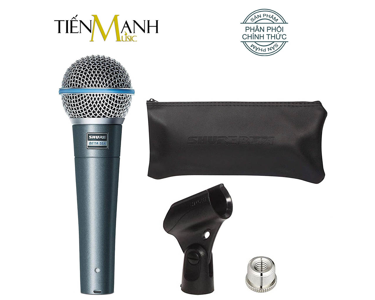 Micro Có Dây Cầm Tay Shure Beta 58A-X - tienmanhaudio