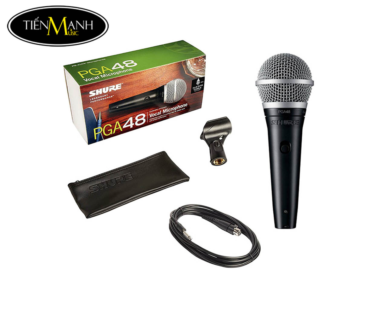 Microphone Có Dây Cầm Tay Shure PGA48-QTR - tienmanhaudio