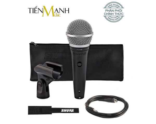 Microphone Có Dây Cầm Tay Shure PGA48-QTR - tienmanhaudio