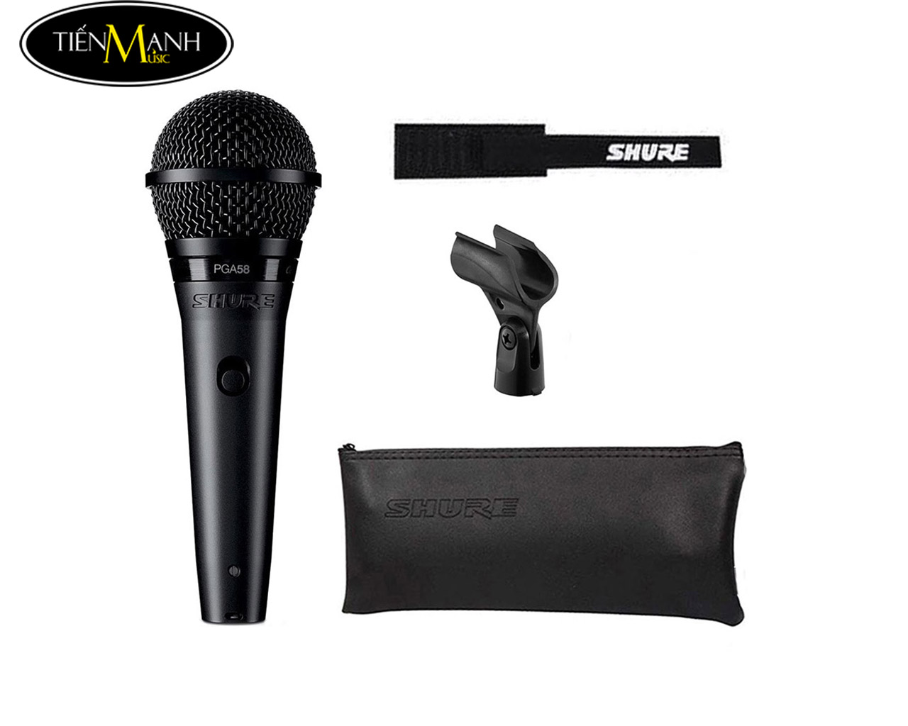 Microphone Có Dây Cầm Tay Shure PGA58-LC - tienmanhaudio