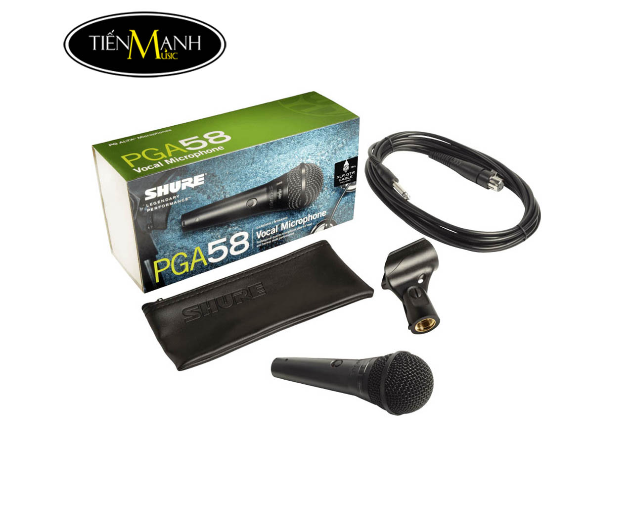 Microphone Có Dây Cầm Tay Shure PGA58-QTR - tienmanhaudio