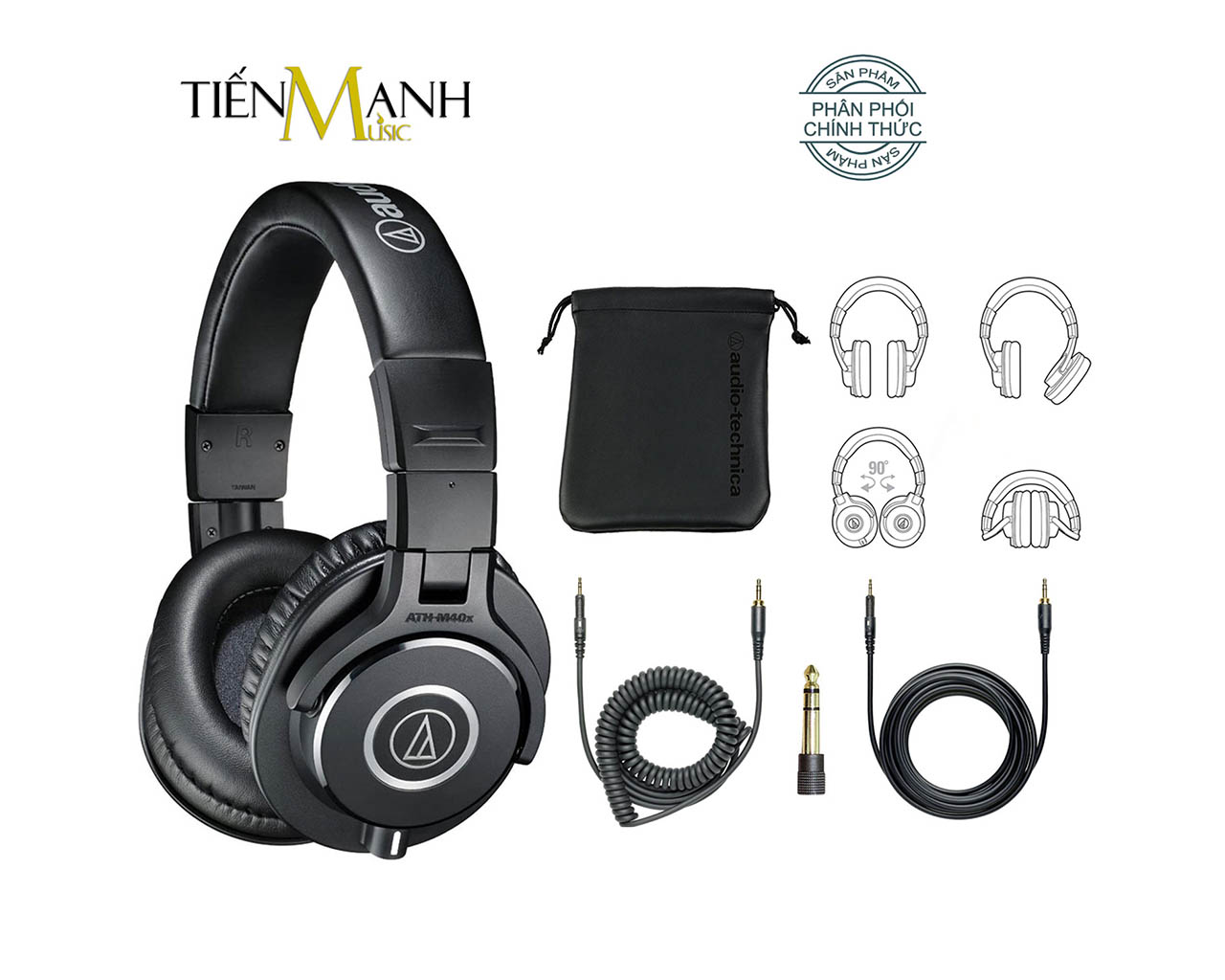 Tai Nghe Audio Technica ATH-M40X - tienmanhaudio