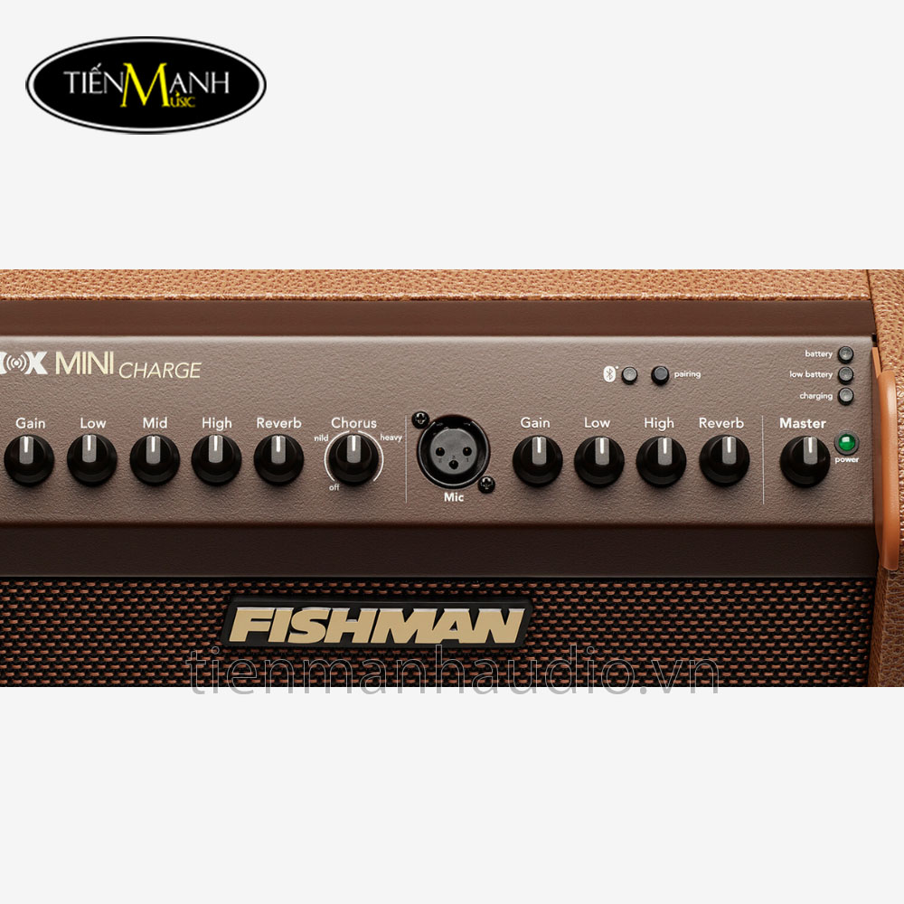 Fishman Loudbox Mini Charge 60W Battery Powered Acoustic Guitar Amplifier, UK