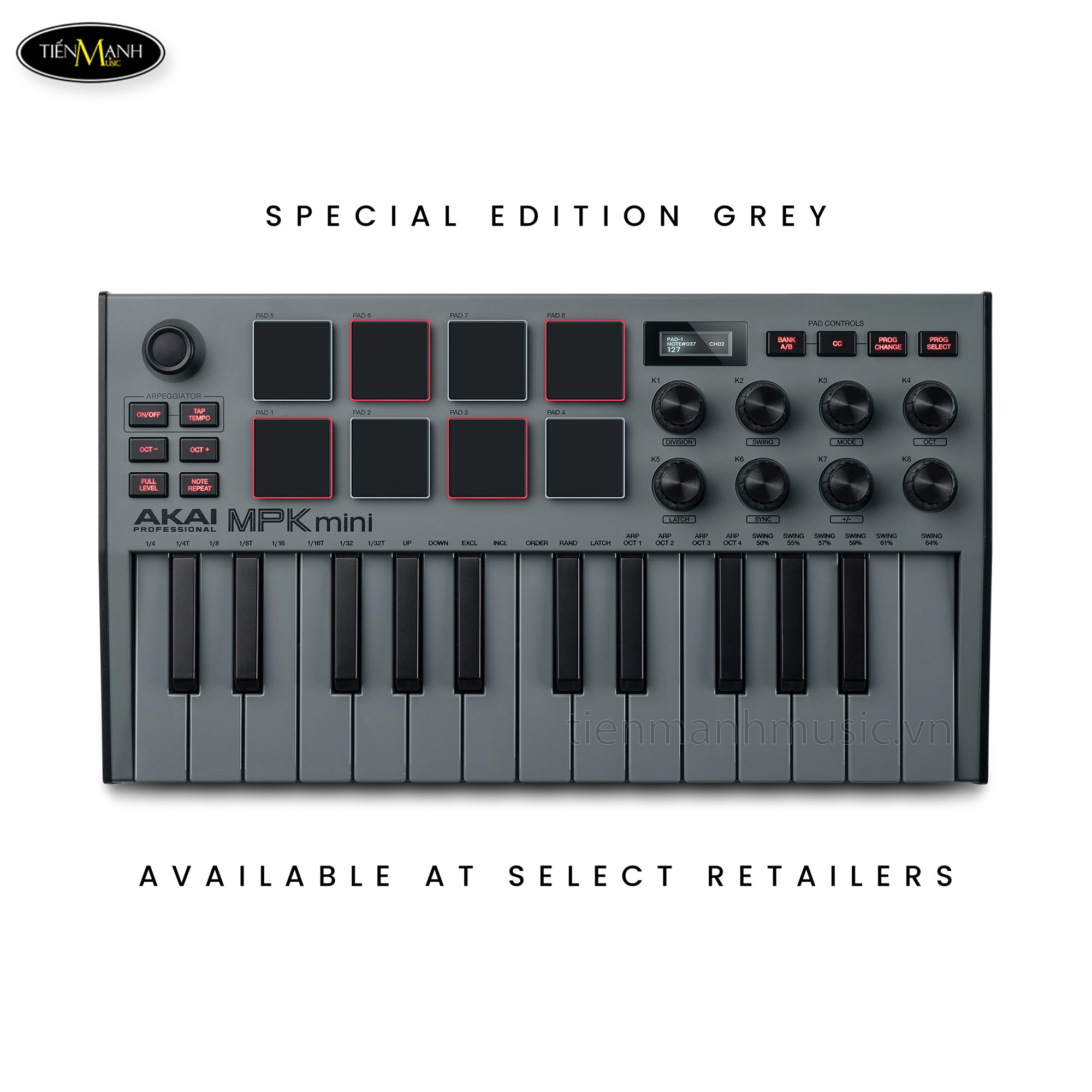 Akai MPK Mini MK3 – Midi Compact Keyboard Controller - tienmanhaudio