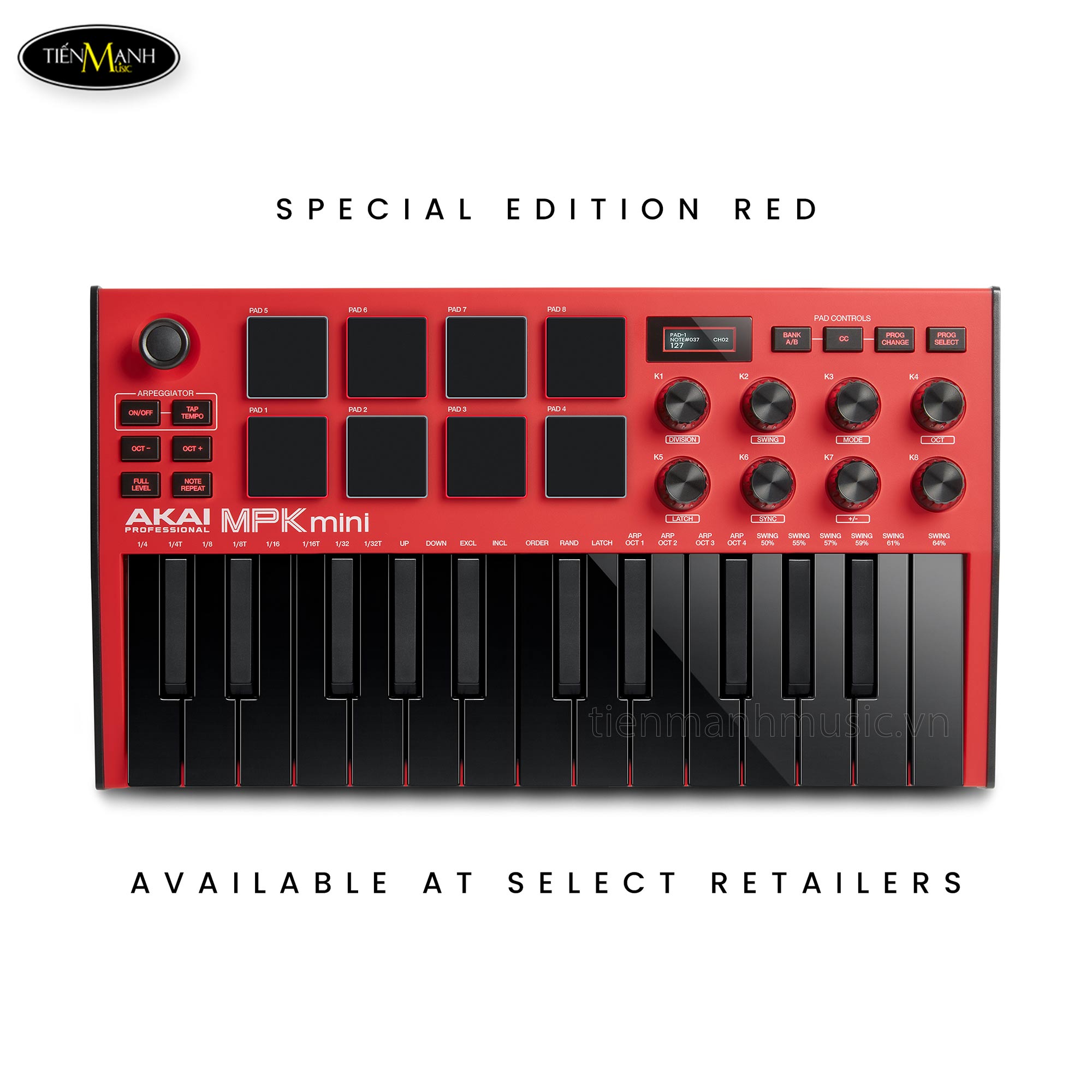 Akai MPK Mini MK3 – Midi Compact Keyboard Controller - tienmanhaudio