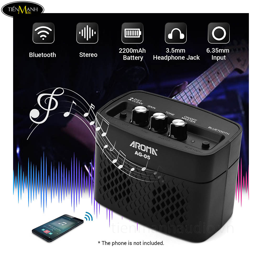 Amply Guitar Mini Aroma AG-05 - tienmanhaudio