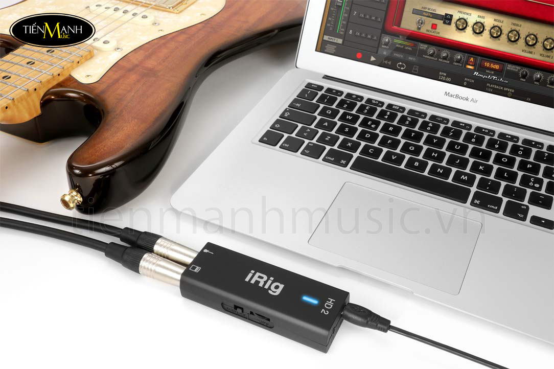 IK Multimedia iRig HD 2 Guitar Interface for IOS and Mac - tienmanhaudio