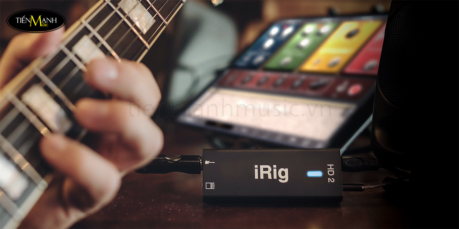 IK Multimedia iRig HD 2 Guitar Interface for IOS and Mac - tienmanhaudio
