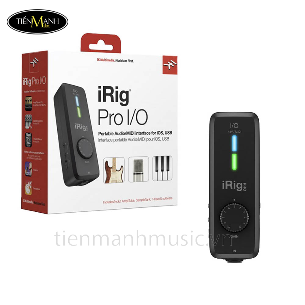 IK Multimedia iRig Pro I/O - Audio Interface - tienmanhaudio