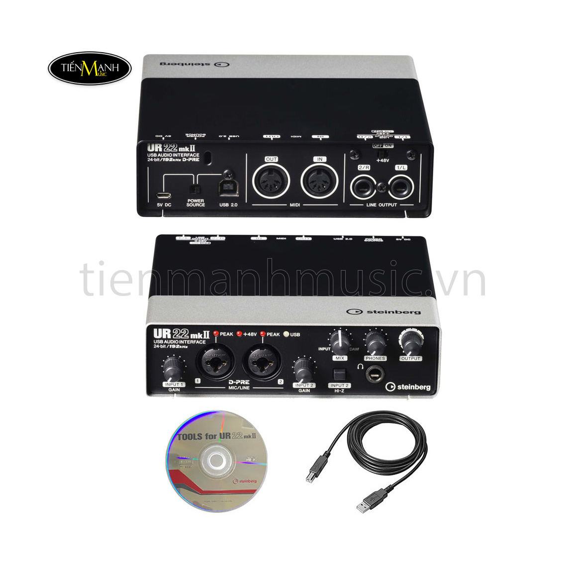 Soundcard Steinberg UR22 MKII - Audio Interface - tienmanhaudio