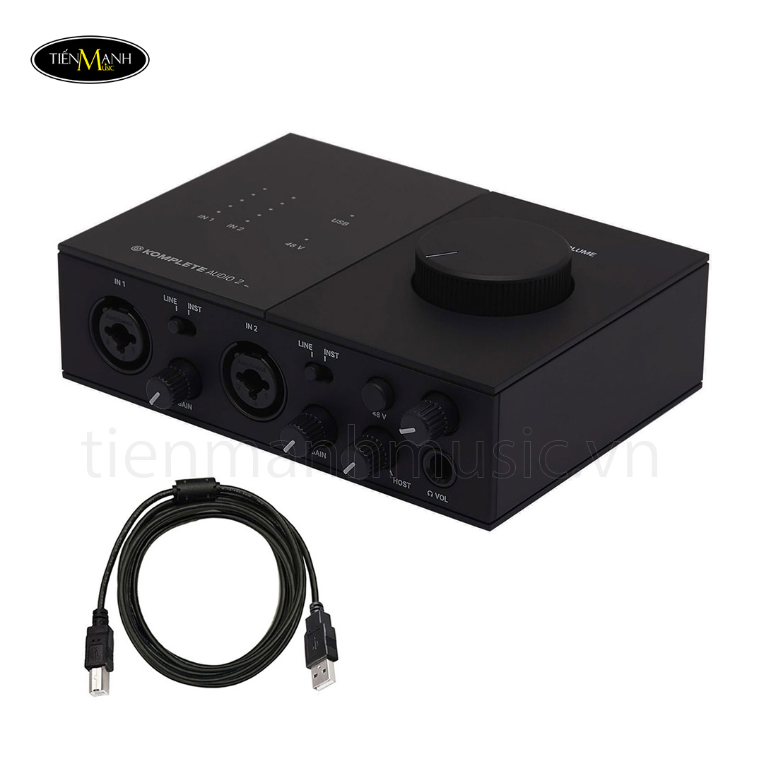 Soundcard Komplete Audio 2 – Bộ Thu Âm, Livestream Native Instruments ...