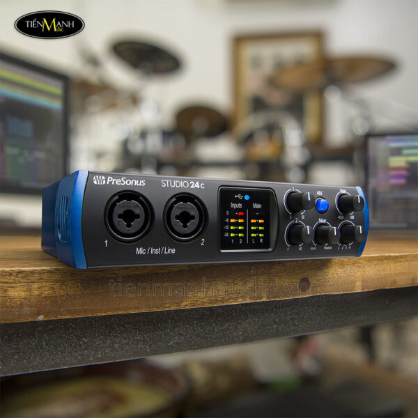 Soundcard PreSonus Studio 24C - Audio Interface - tienmanhaudio