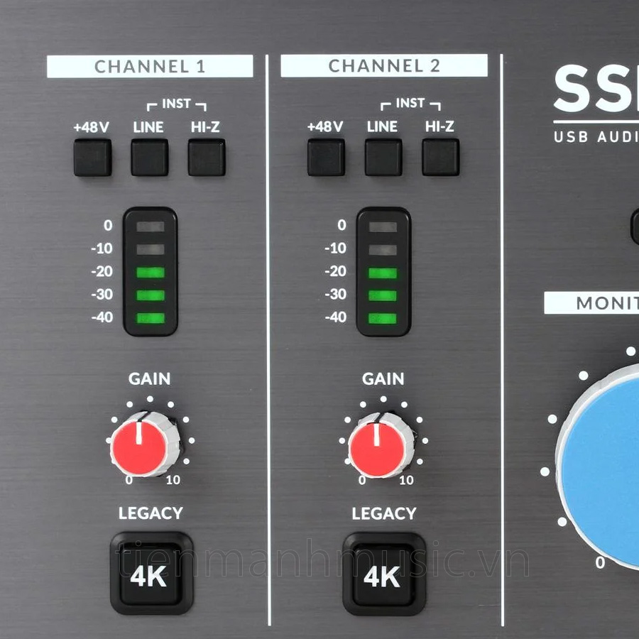 Soundcard Solid State Logic SSL2+ USB-C Audio Interface - tienmanhaudio