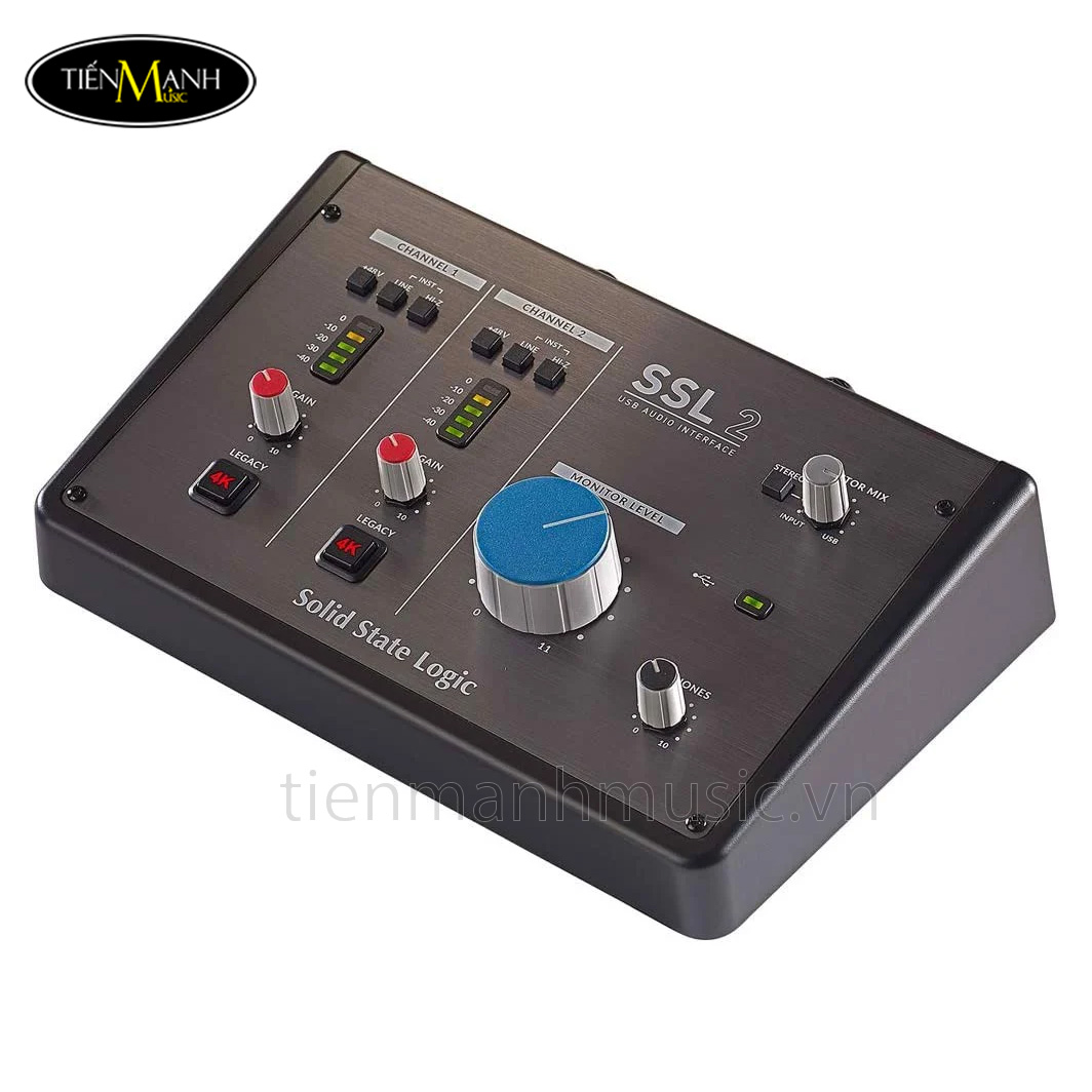 Soundcard Solid State Logic SSL2 USB-C Audio Interface - tienmanhaudio