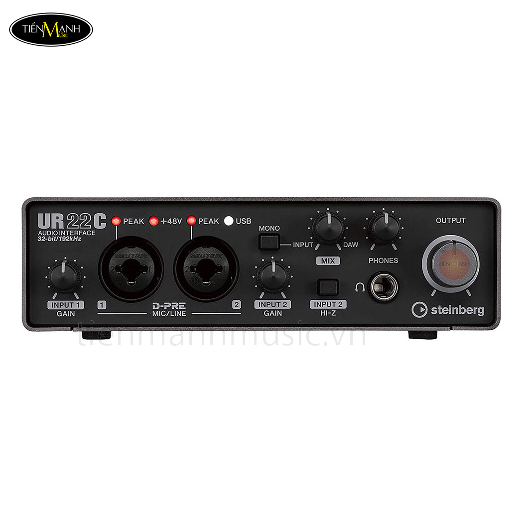 Soundcard Steinberg UR22C Audio Interface - tienmanhaudio
