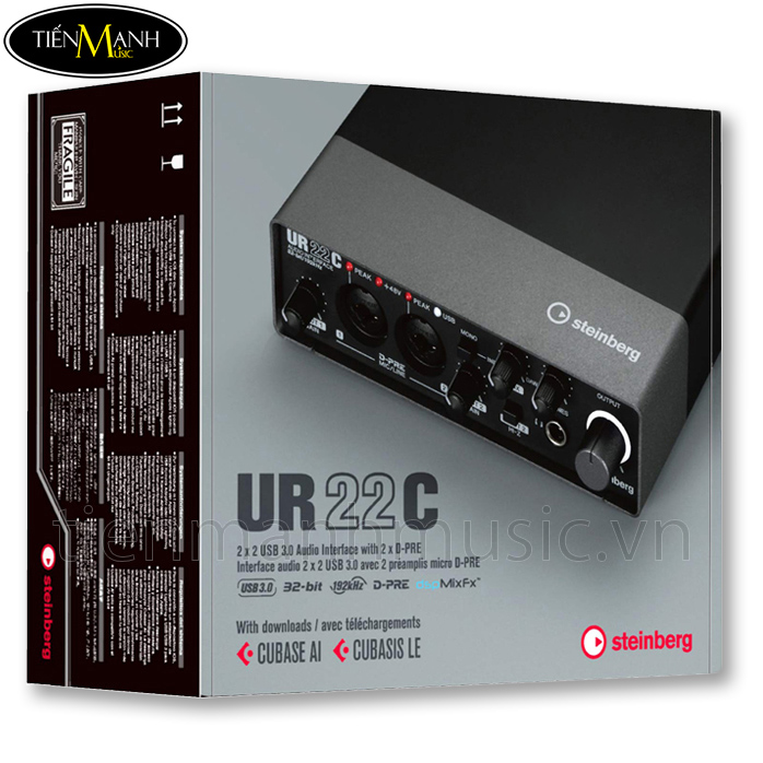 Soundcard Steinberg UR22C Audio Interface - tienmanhaudio