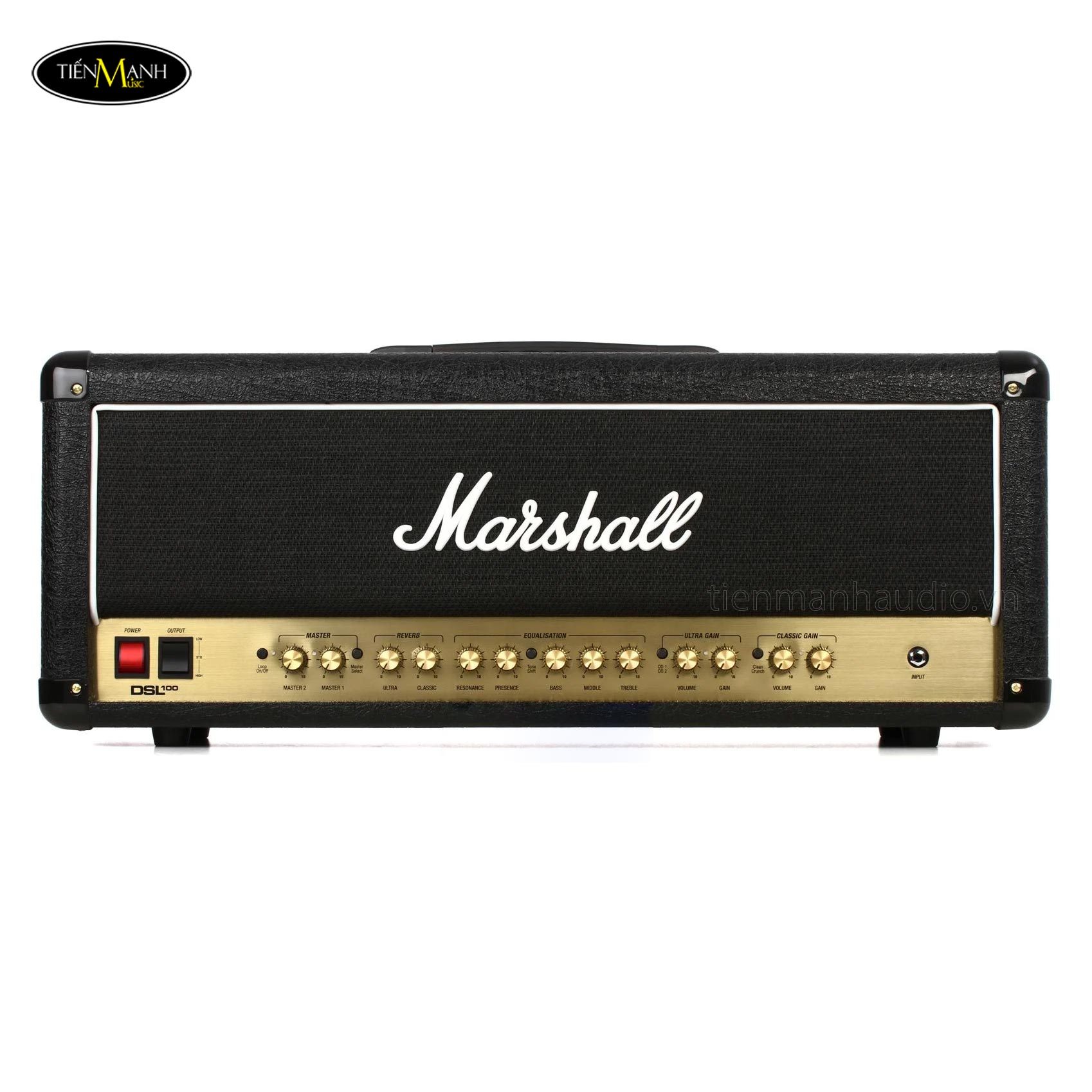 Marshall DSL100HR 100W Dual Channel Tube Guitar Amplifier Head