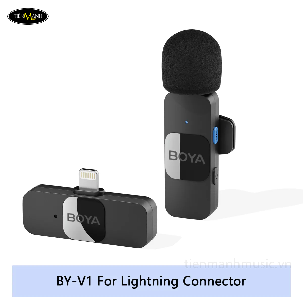 Micro Cài Áo Không Dây Cho Live Stream, Vlog Boya BY-V1