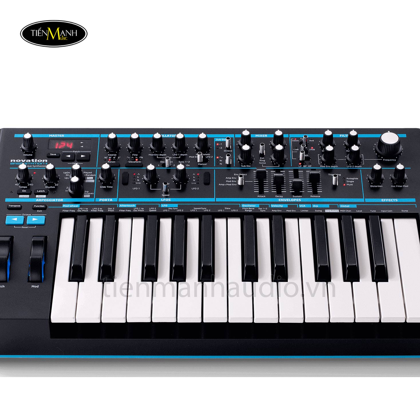 Novation Bass Station II Analog Synthesizer - Controller