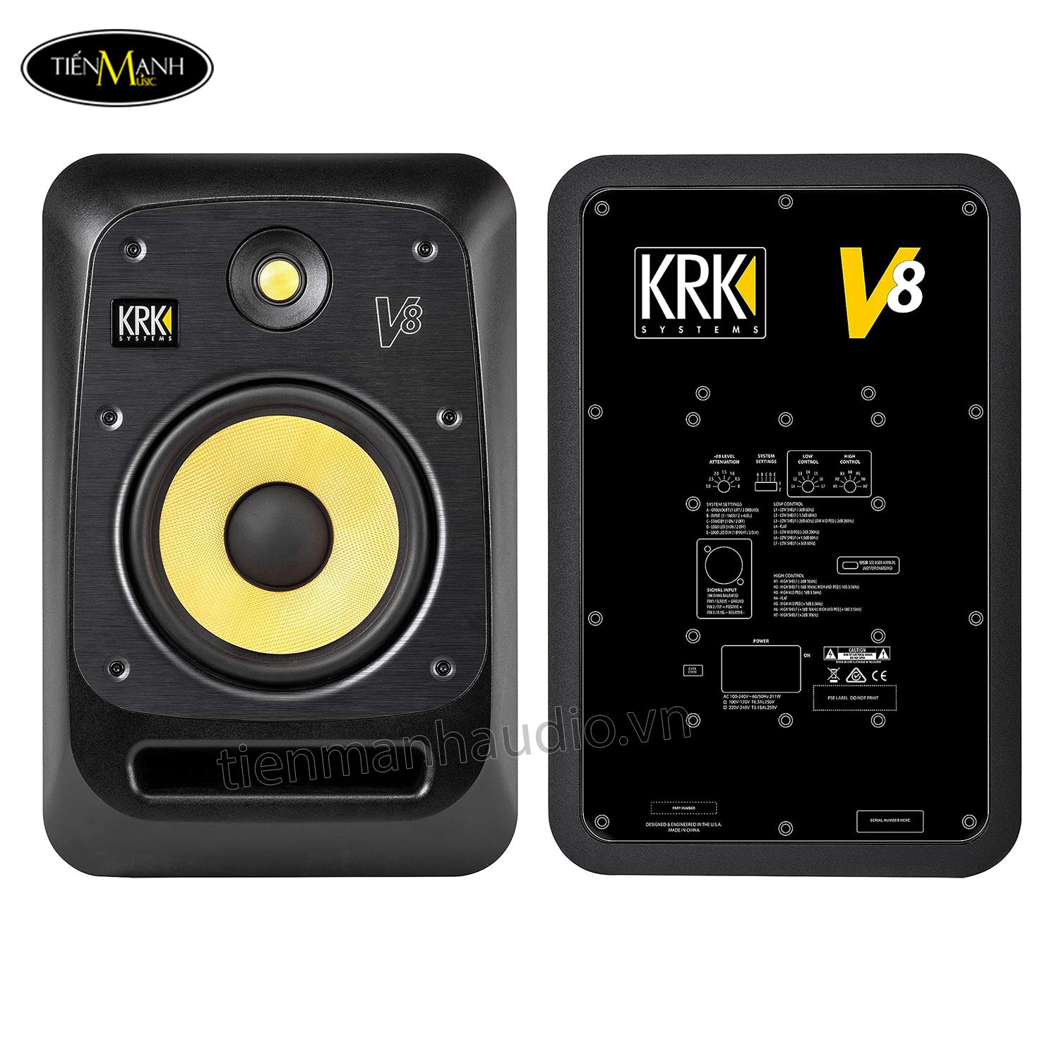 Loa Kiểm Âm KRK Rokit V8 S4 - tienmanhaudio