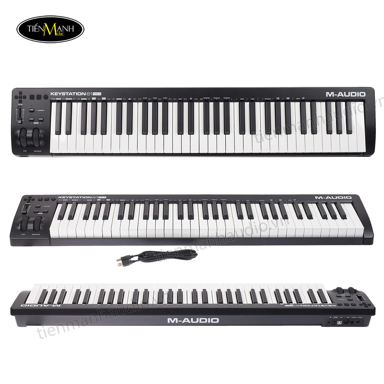 M-Audio Keystation 61 Key MK3 MIDI Controller - tienmanhaudio