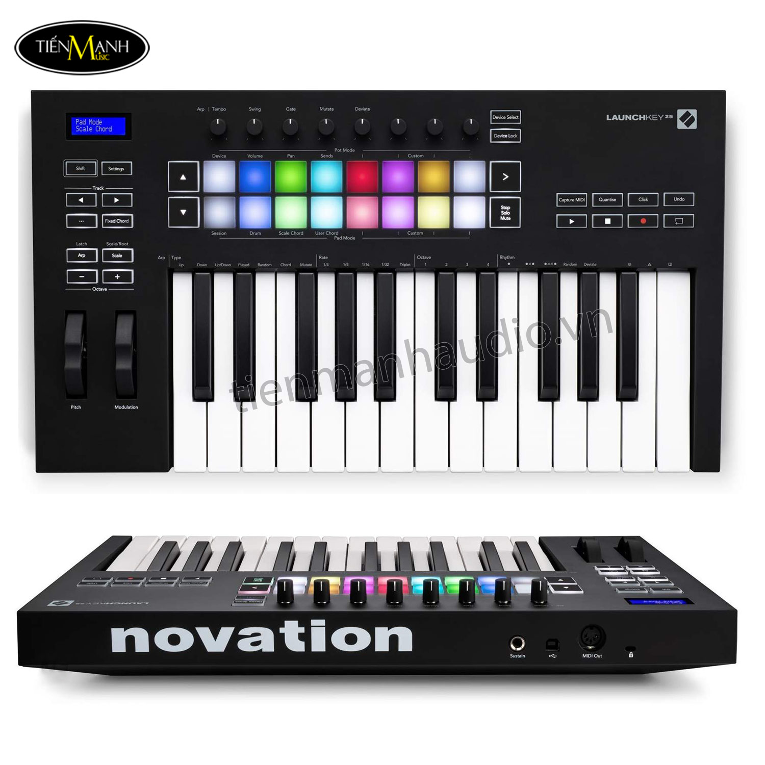 Novation Launchkey 25 MK3 Keyboard Controller - tienmanhaudio