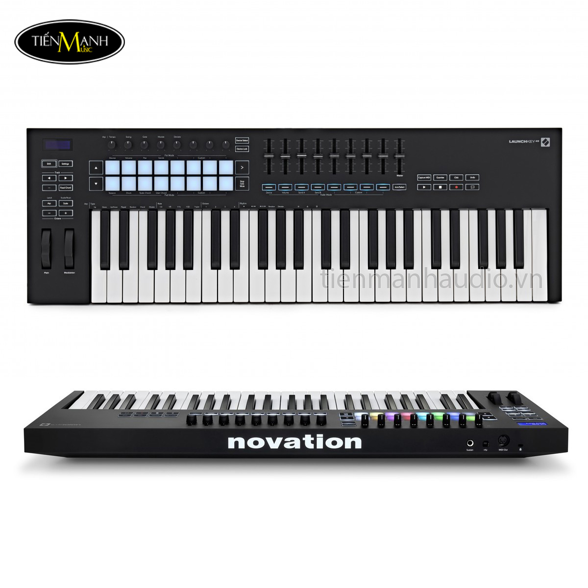 Novation Launchkey 49 MK3 Keyboard Controller - tienmanhaudio Novation Launchkey 49 MK3 Keyboard Controller - tienmanhaudio