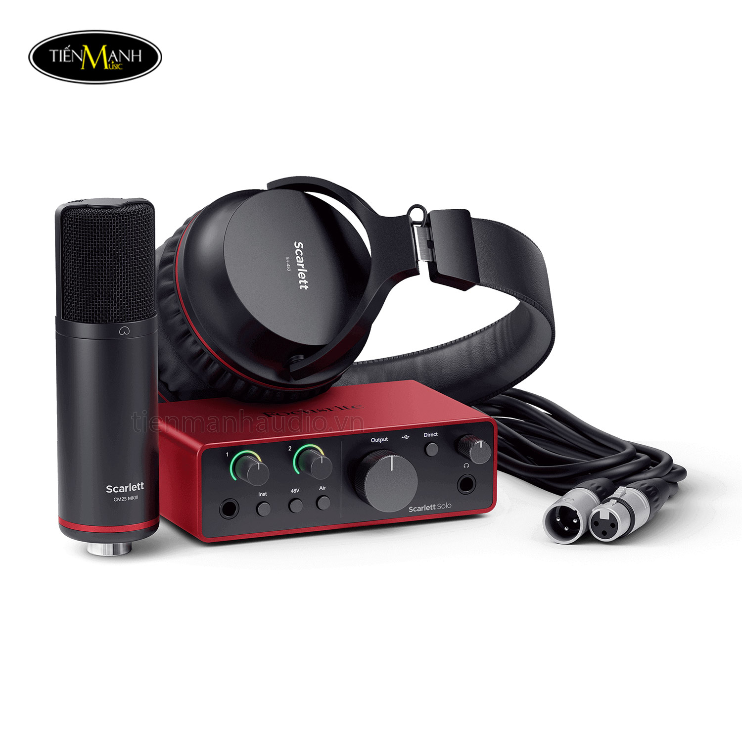 Focusrite Scarlett Solo Studio Pack ( 4th Gen ), Interface Sound Card