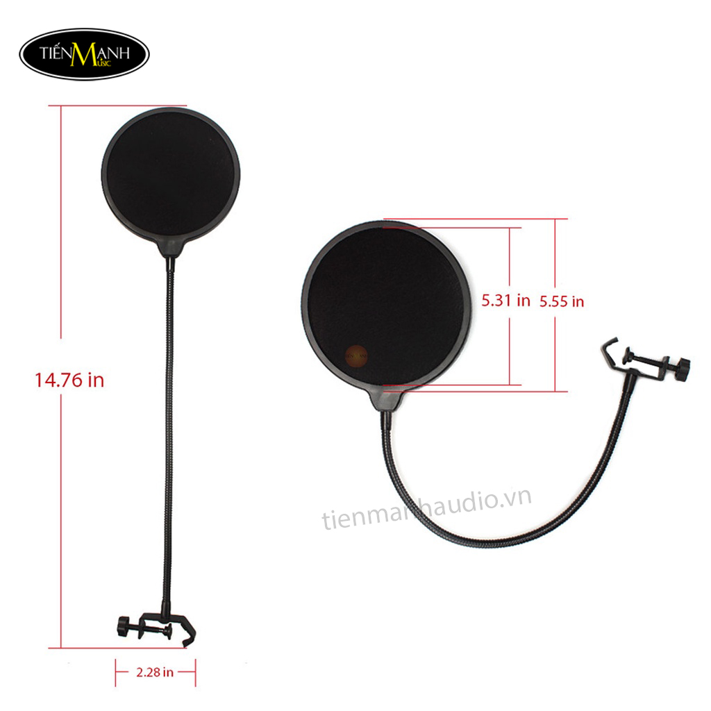 Màng Lọc Âm Chắn Gió Dr.MIC Pop Shield P01 - tienmanhaudio