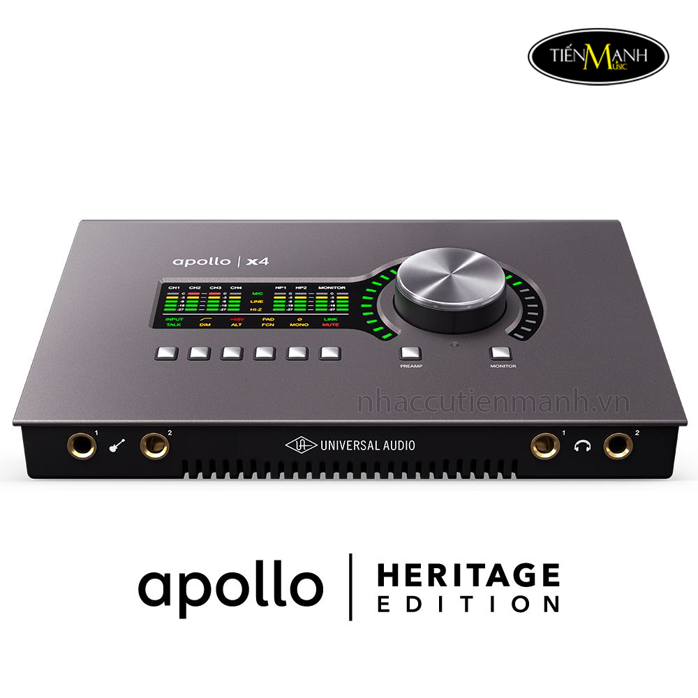 Soundcard UNIVERSAL AUDIO APOLLO X4 HE - Audio Interface - tienmanhaudio
