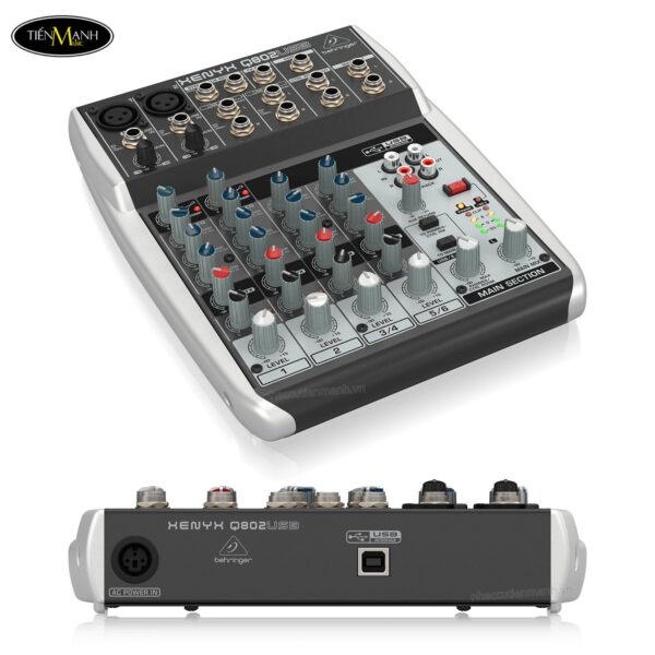 [ Dừng kinh doanh ] Bàn Trộn Mixer Behringer Xenyx Q802USB ( EU Plug ) - tienmanhaudio