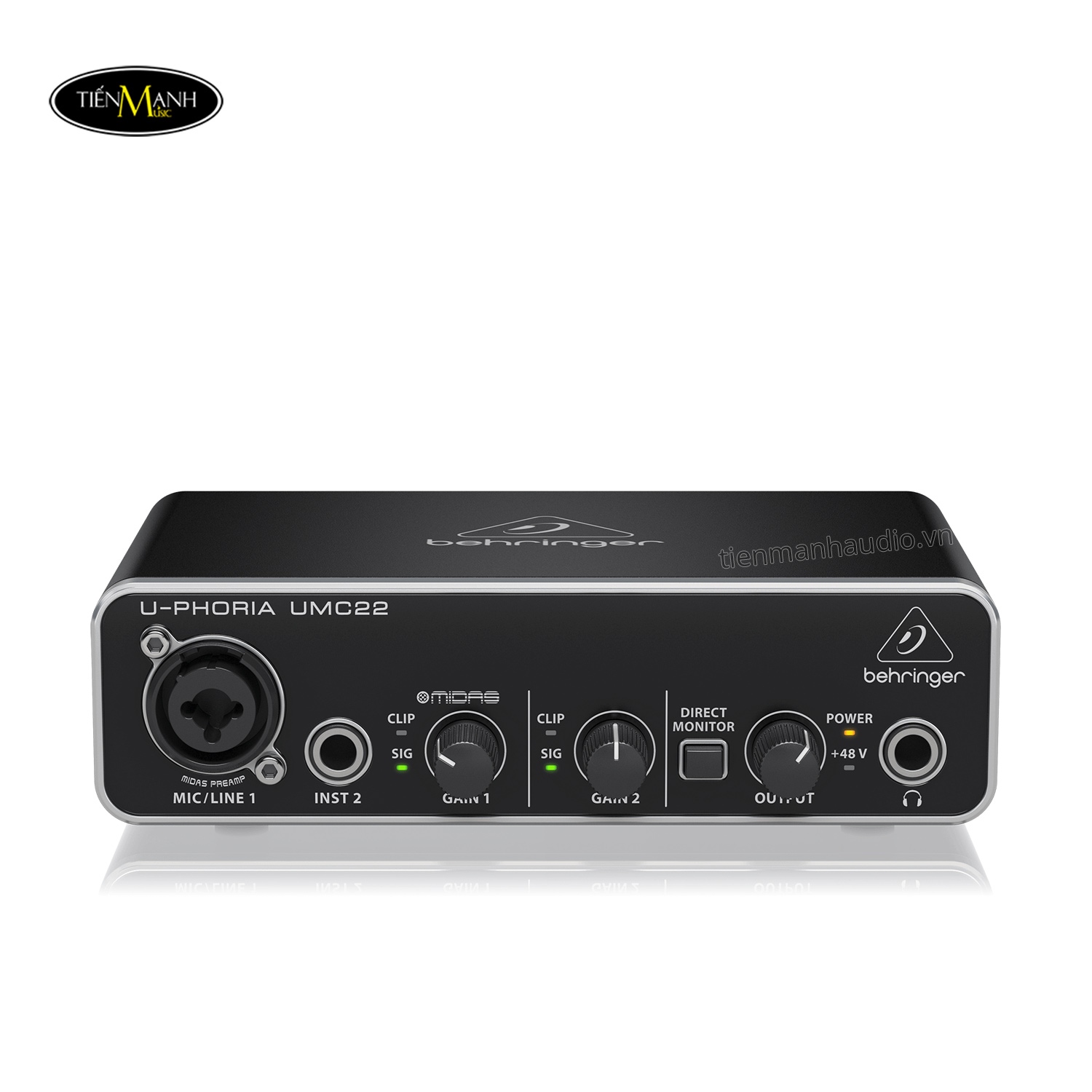 Soundcard Behringer U-PHORIA UMC22 – Audio Interface - tienmanhaudio