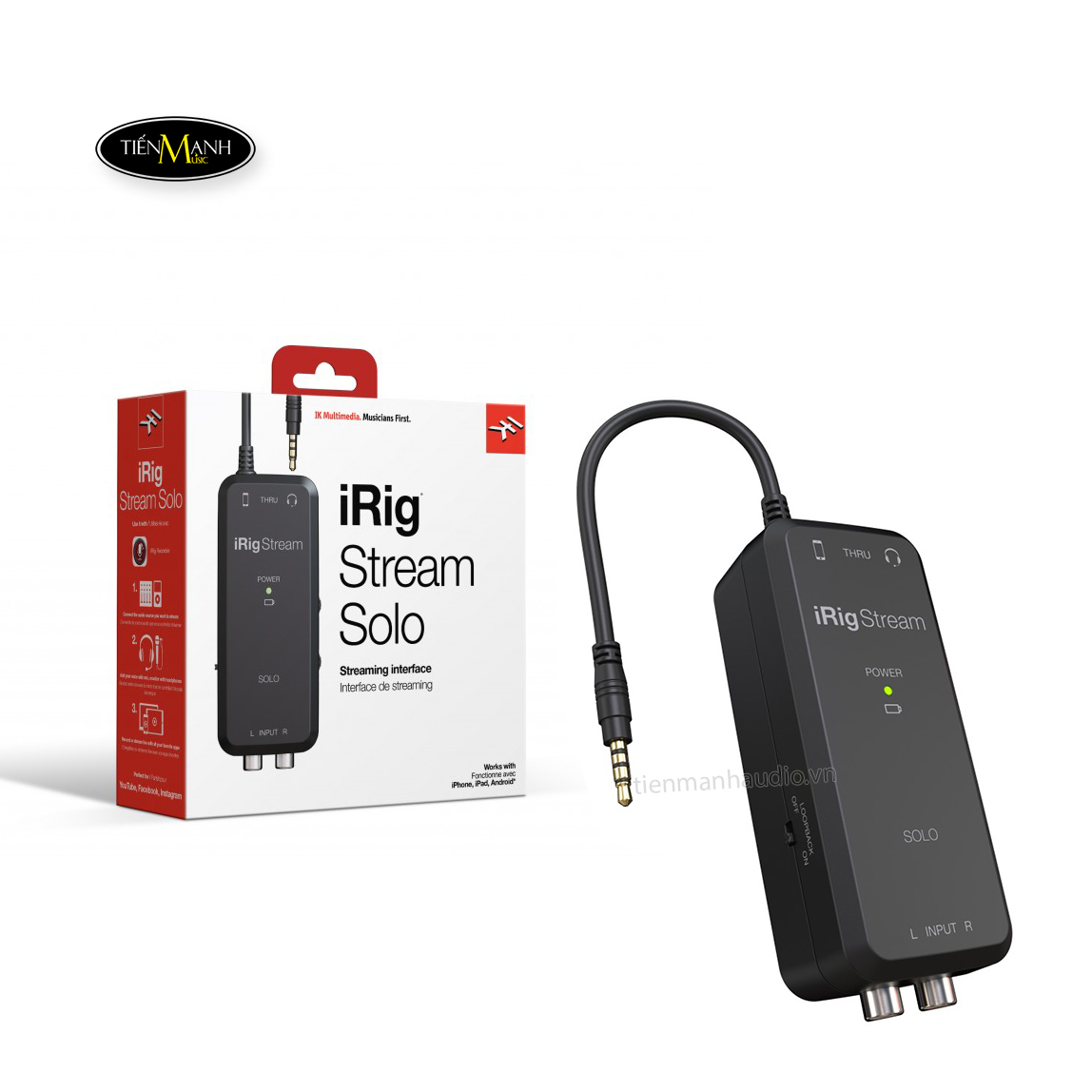 IK Multimedia IRig Stream Solo Audio Interface - tienmanhaudio