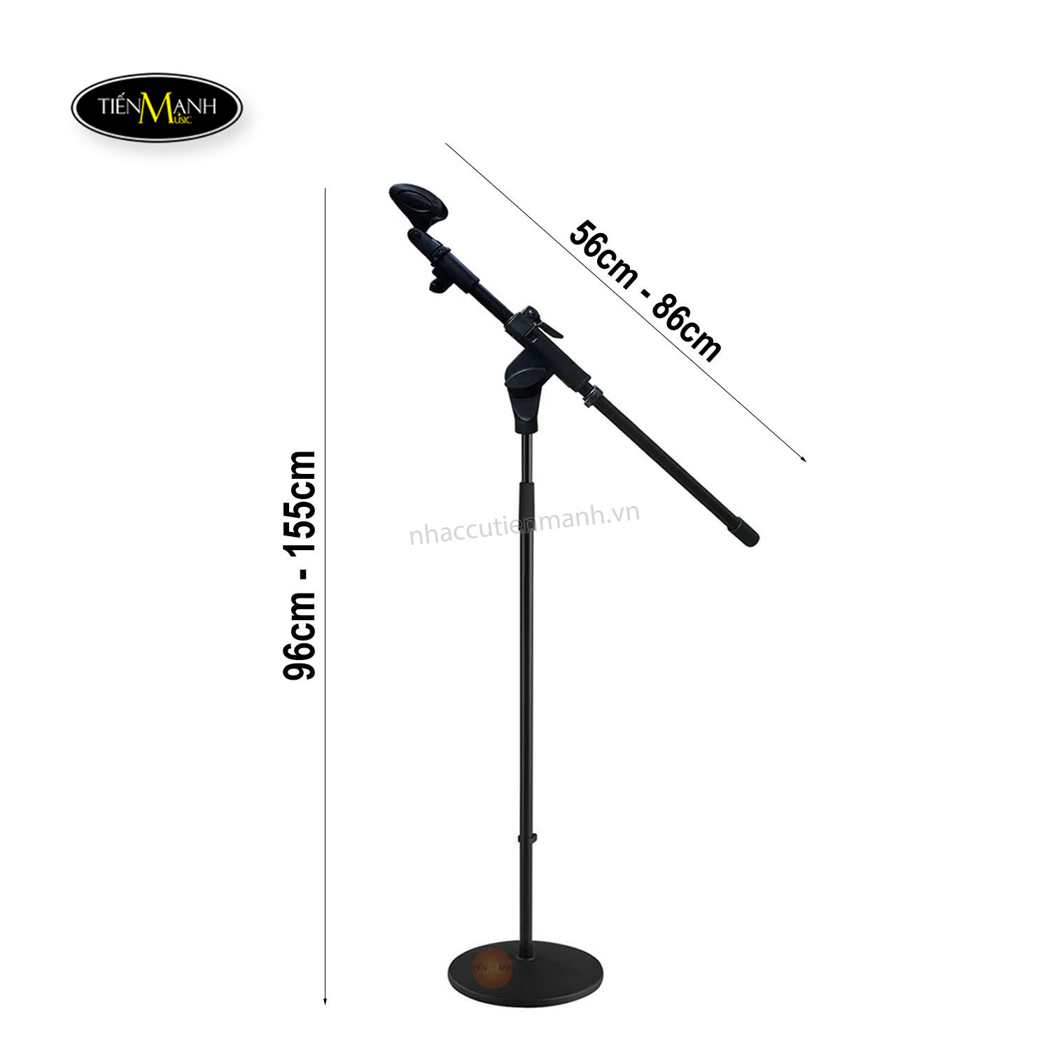 Chân Micro Đứng Yike M62 Kèm Đế - tienmanhaudio