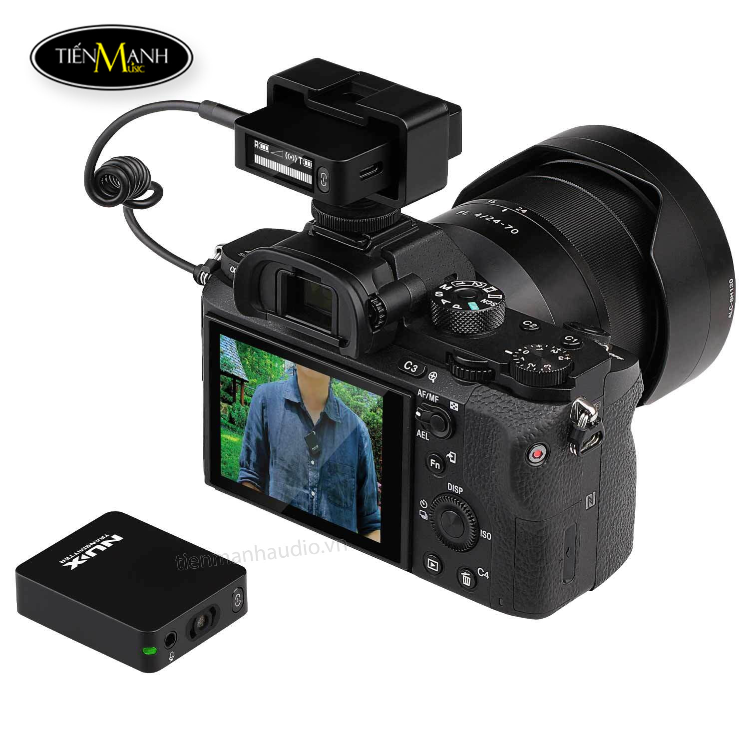 Nux B10 Vlog Bộ Micro Thu Phát Không Dây 2.4GHz - tienmanhaudio