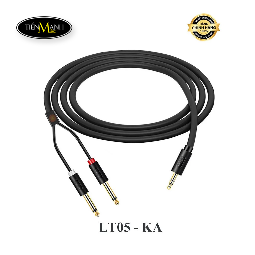 Dây Cáp Phát Lấy Nhạc Chia Tín Hiệu Chữ Y Sommer Dài 1m, 1.5m LT05-SM, LT05-KA 3ly Stereo TRS ...